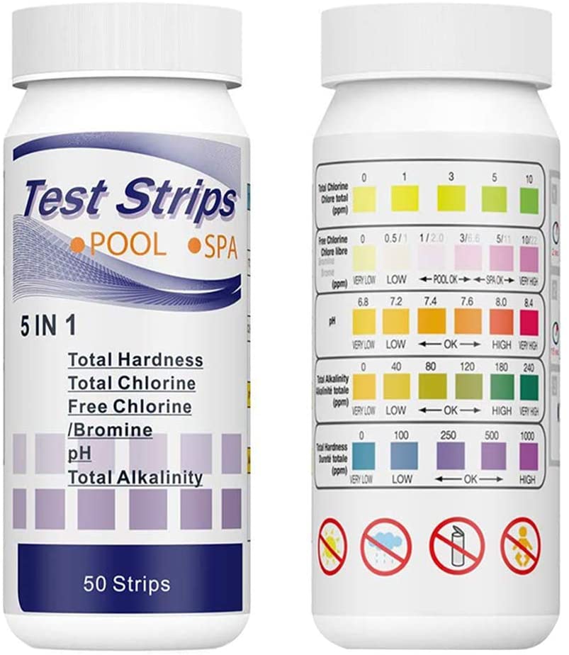 Water Hardness Test Kit - Strips for Home, Drinking, Well, Spa ...